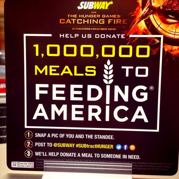 Hunger Games 2 Poster Subway