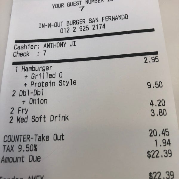 In-N-Out Burger - Fast Food Restaurant