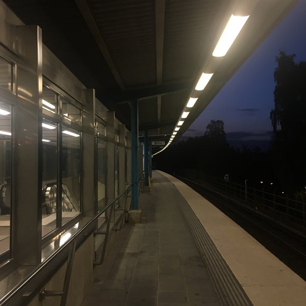 Björkhagen T-Bana - Metro Station in Stockholm