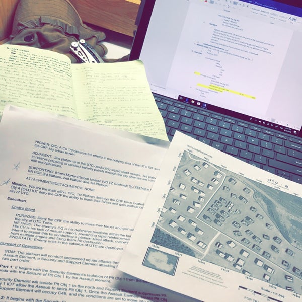 USMC Camp Barrett: The Basic School - Government Building in Quantico