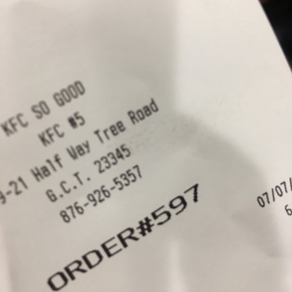 KFC - 19 Half Way Tree Rd.