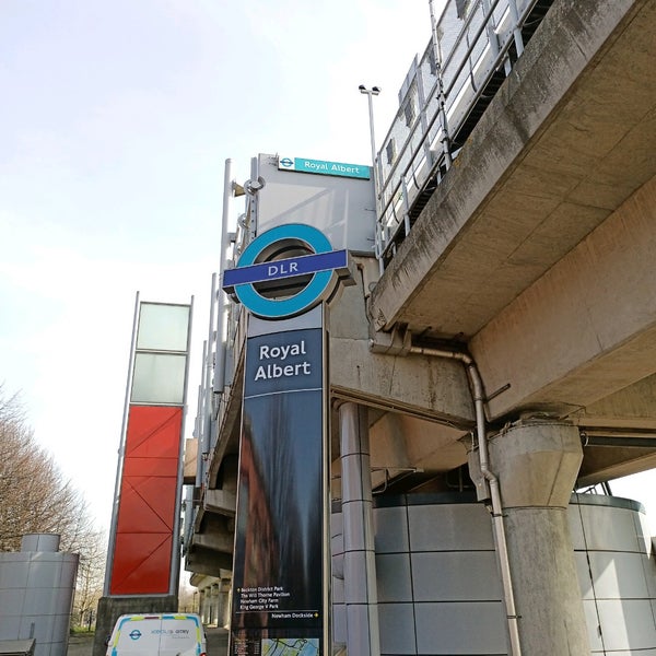Royal Albert DLR Station - Custom House - Royal Albert Way