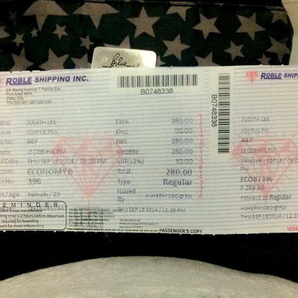 Roble Shipping Lines Ticketing Office - Cebu City, Cebu