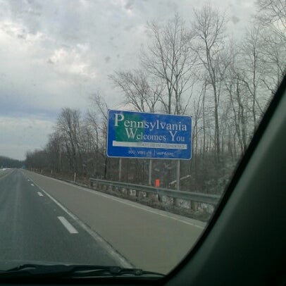 Ohio / Pennsylvania State Line - Border Crossing