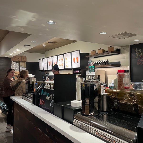 Starbucks Behind Counter