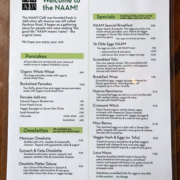 The Naam Restaurant - Vancouver, BC