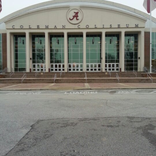 Coleman Coliseum - College Basketball Court in Tuscaloosa