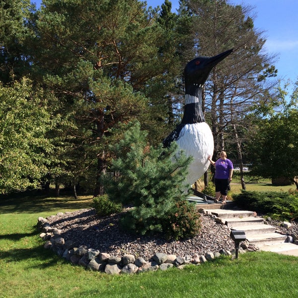 "Claire de Loon" | World's Largest Loon - Mercer, WI