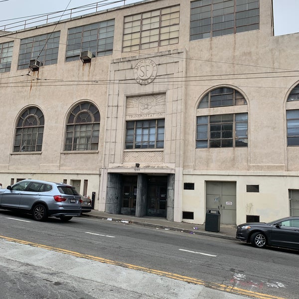 MUNI - Presidio Divison - Bus Station in Laurel Heights-Jordan Park