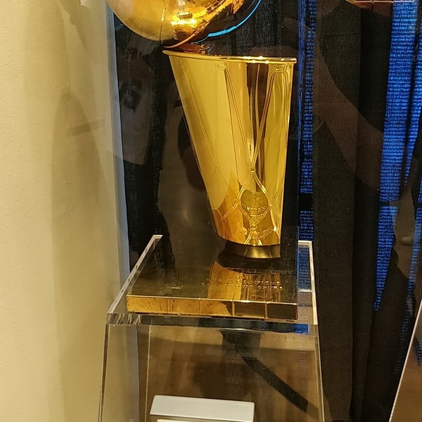 Spurs Larry O'Brien Trophies Display - San Antonio, TX