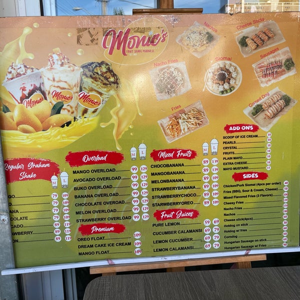Monic’s Fruit Shake Madness - San Pablo, Laguna