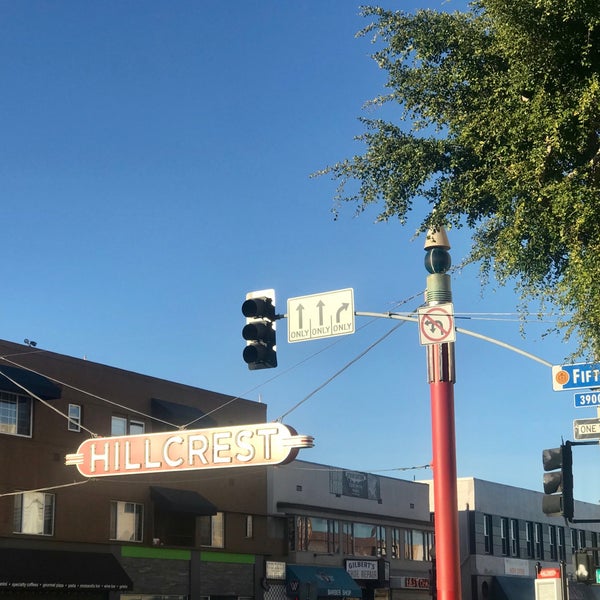 Photos at Hillcrest Sign - Hillcrest - University Ave