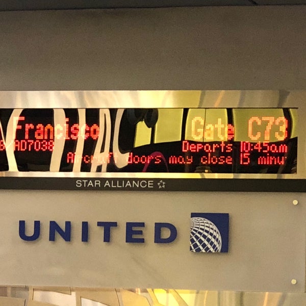 Gate C73 - Airport Gate in Newark Airport and Port Newark