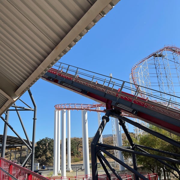 X2 Roller Coaster Fire