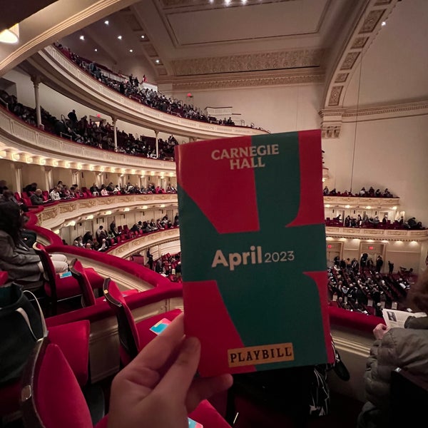 Carnegie Hall Stern Auditorium Seating