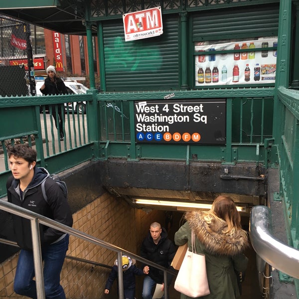 MTA Subway - W 4th Street/Washington Square (A/B/C/D/E/F/M) - Metro ...