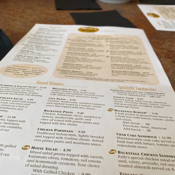 Tam's Backstage - American Restaurant in Cumming