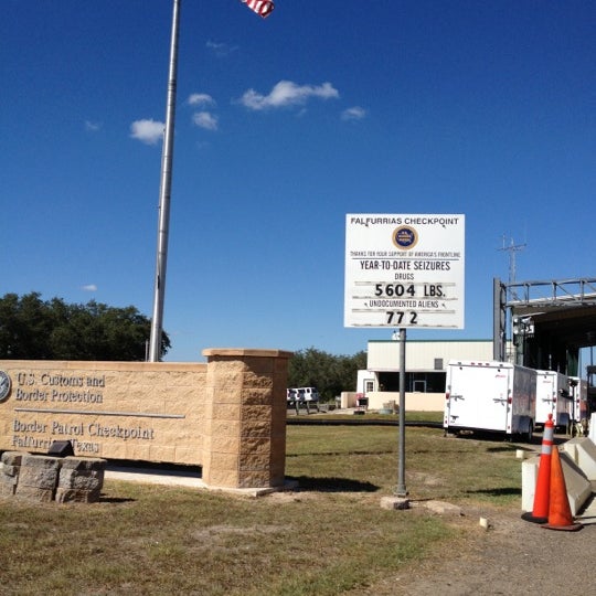 US Border Patrol Interior Checkpoint - Encino, TX
