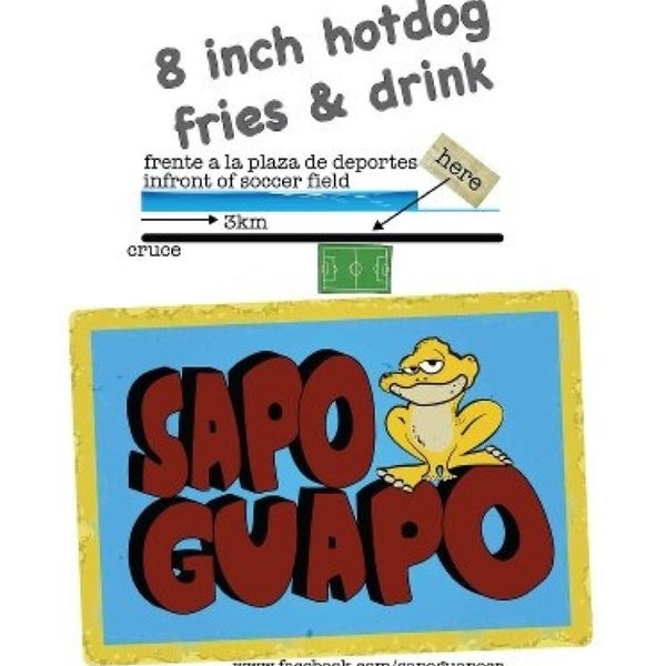 Sapo Guapo (Now Closed) - Costado sur de la plaza de fútbol