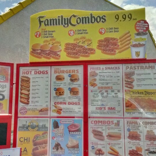 Wienerschnitzel Menu