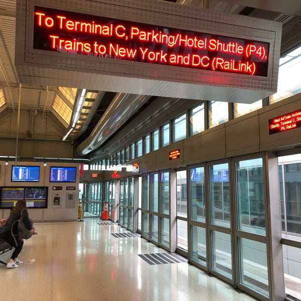 Photos at Newark AirTrain Terminal B - Newark Airport and Port Newark ...
