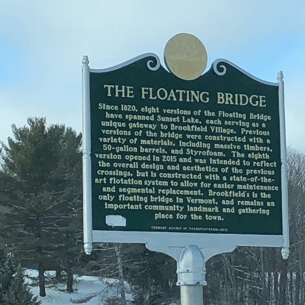 Brookfield Floating Bridge - Brookfield, VT