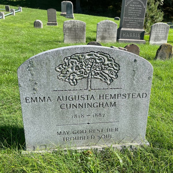 Grave of Emma Augusta Hempstead Cunningham - New York, NY