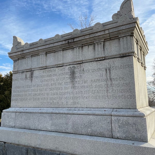Civil War Unknown Monument - Monument