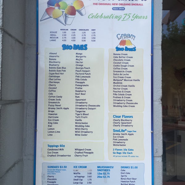 Sno Wizard Snowballs - Touro - New Orleans, LA