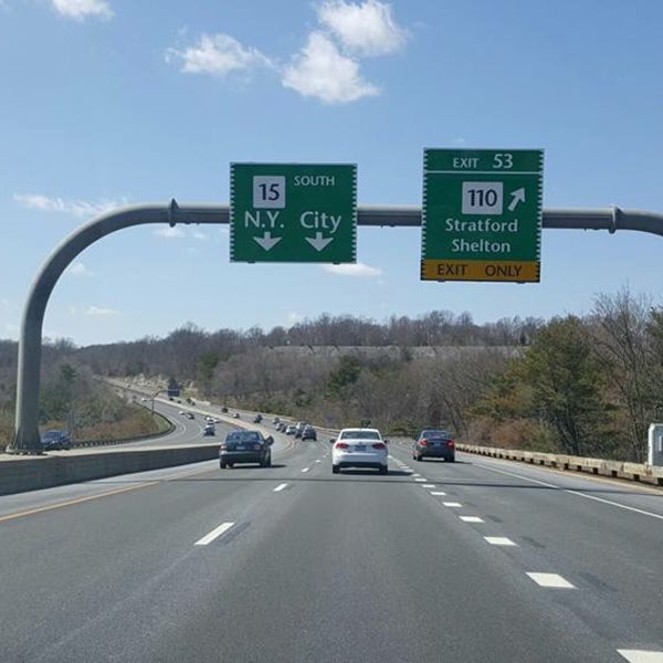 NJ Turnpike at Exit 15W - Intersection in Kearny