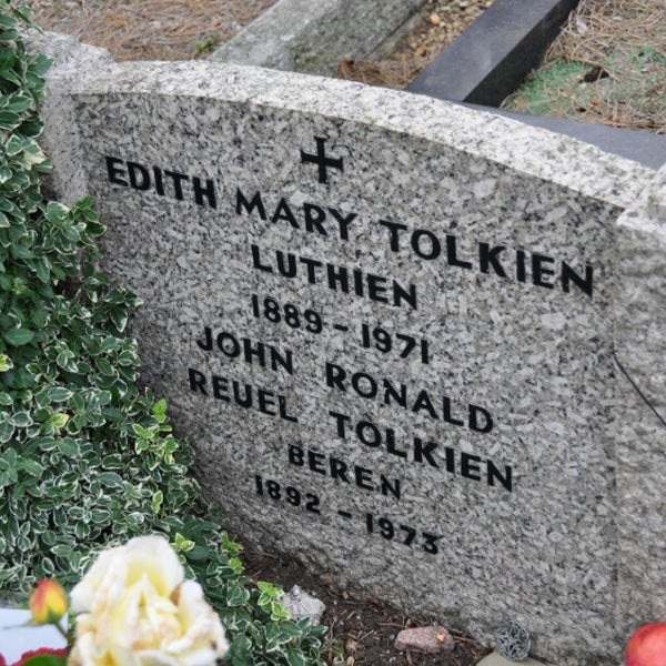 JRR Tolkien's Grave - Wolvercote, Oxfordshire