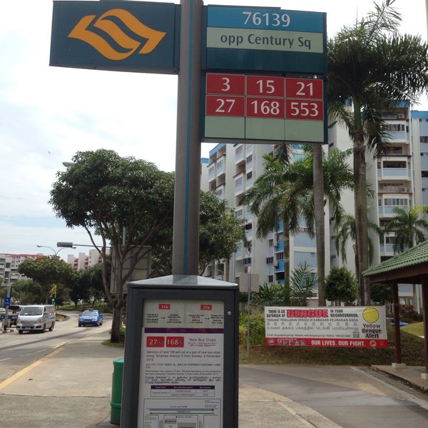 Bus Stop 76139 (Opp Century Sq) - Bus Stop in Singapore