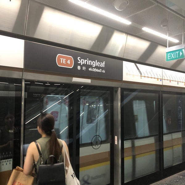 Springleaf MRT Station (TE4) - Yishun - 825 Upper Thomson Road