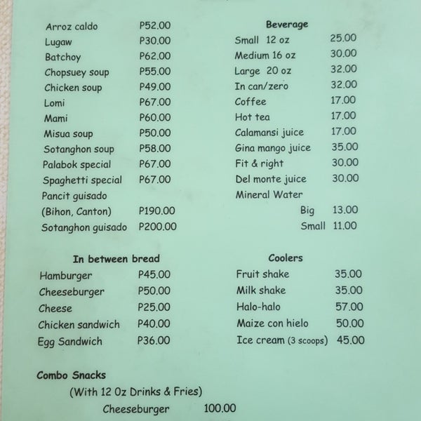 Photos at Flavorite Cuisine - Fast Food Restaurant in Zamboanga City