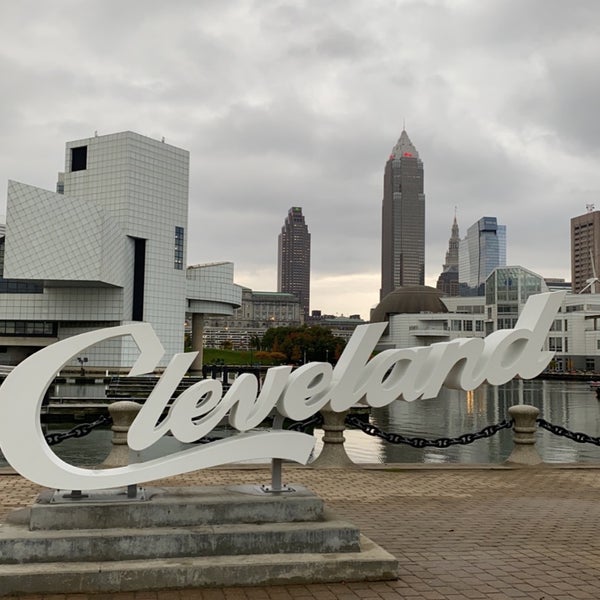 Cleveland Script Sign - Downtown Cleveland - Cleveland, OH