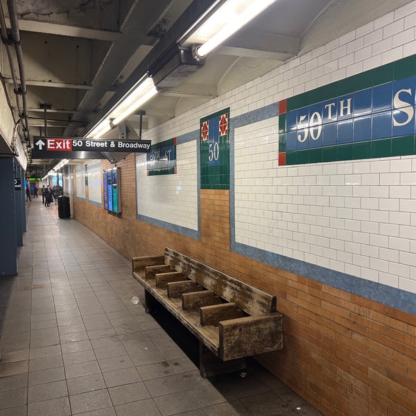 Photos at MTA Subway - 50th St (1) - Theater District - W 50th St