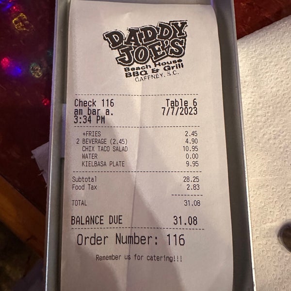 Daddy Joe's Beach House BBQ & Grill - BBQ Joint in Gaffney