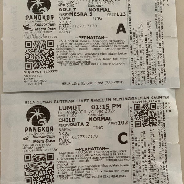 Terminal Jeti Lumut - Pier in Lumut