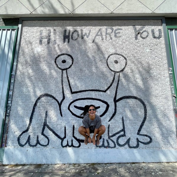 Hi How Are You? | Jeremiah the Innocent Frog. (1993) mural by Daniel ...