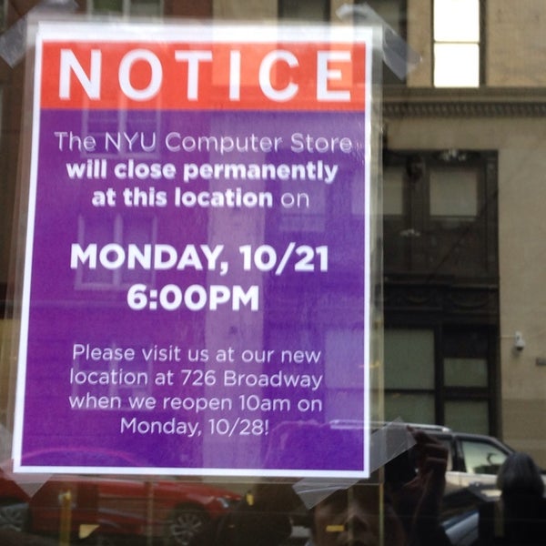 NYU Computer Store (Now Closed) - Electronics Store in New York