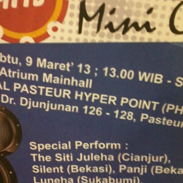 Pasteur Hyper Point (Now Closed) - Shopping Mall in Bandung