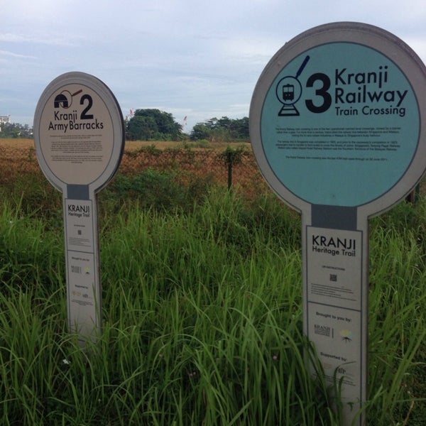Kranji Railway Train Crossing | Kranji Heritage Trail - Monument in ...