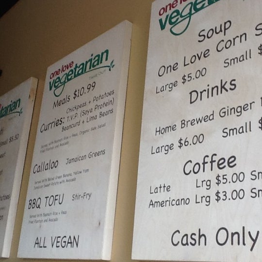 One Love Vegetarian - The Annex - Toronto, ON