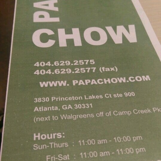 Photos at Papa Chow - Asian Restaurant in Atlanta