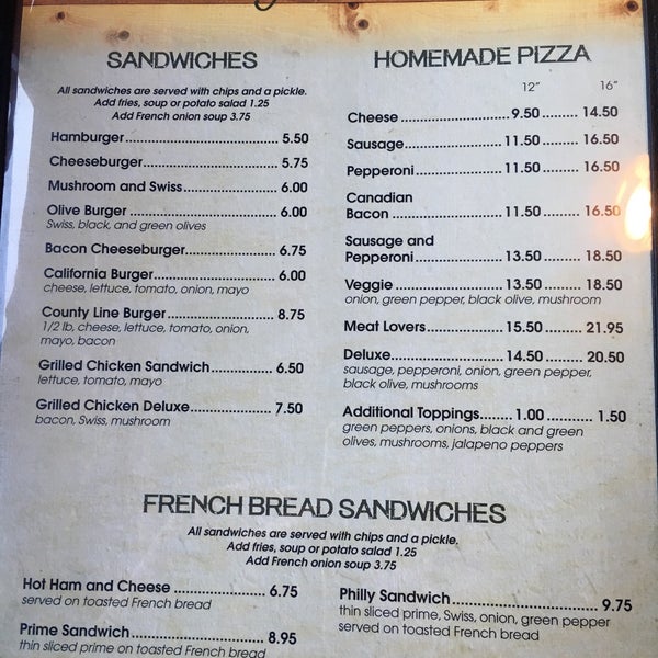 County Line Bar - Comstock, WI