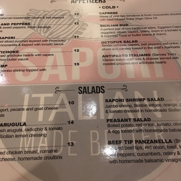 Sapori - Italian Restaurant in Washington