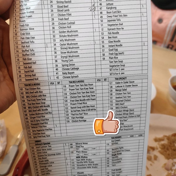 Johnny Restaurant Aeon Klebang