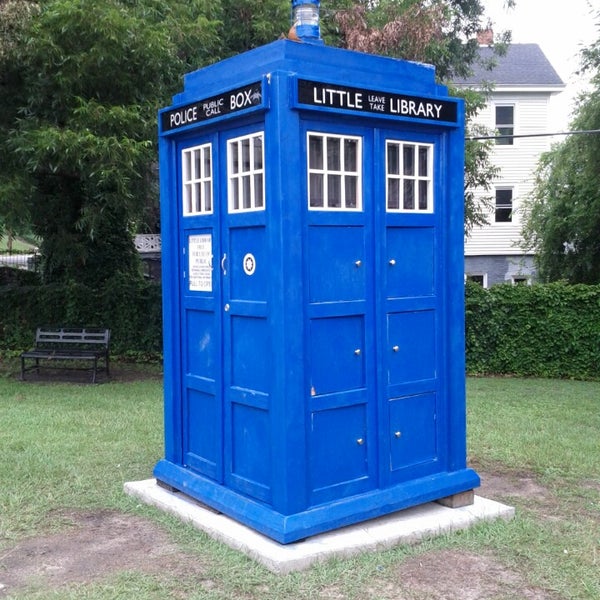 TARDIS Little Library - College St. & Georgia Ave.