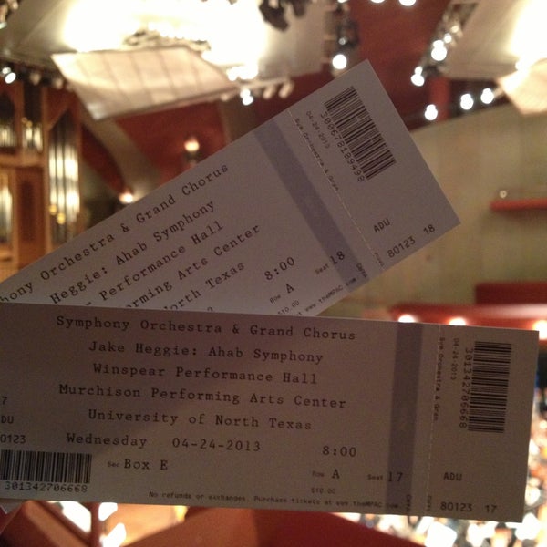 UNT Murchison Performing Arts Center - Concert Hall