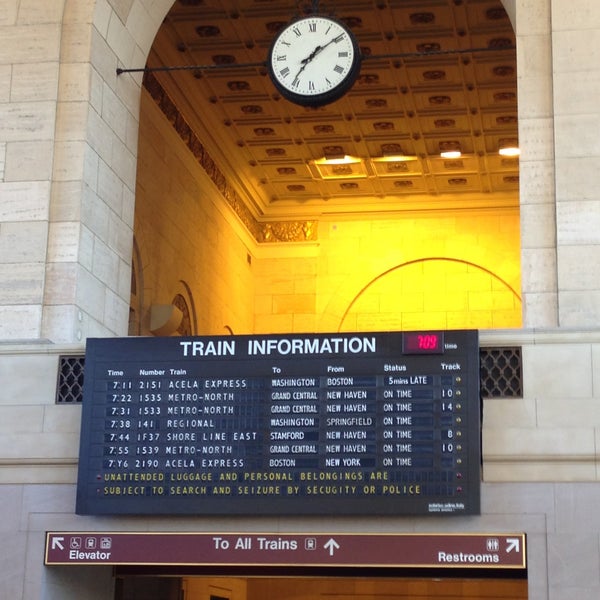Photos at New Haven Union Station - Rail Station in New Haven